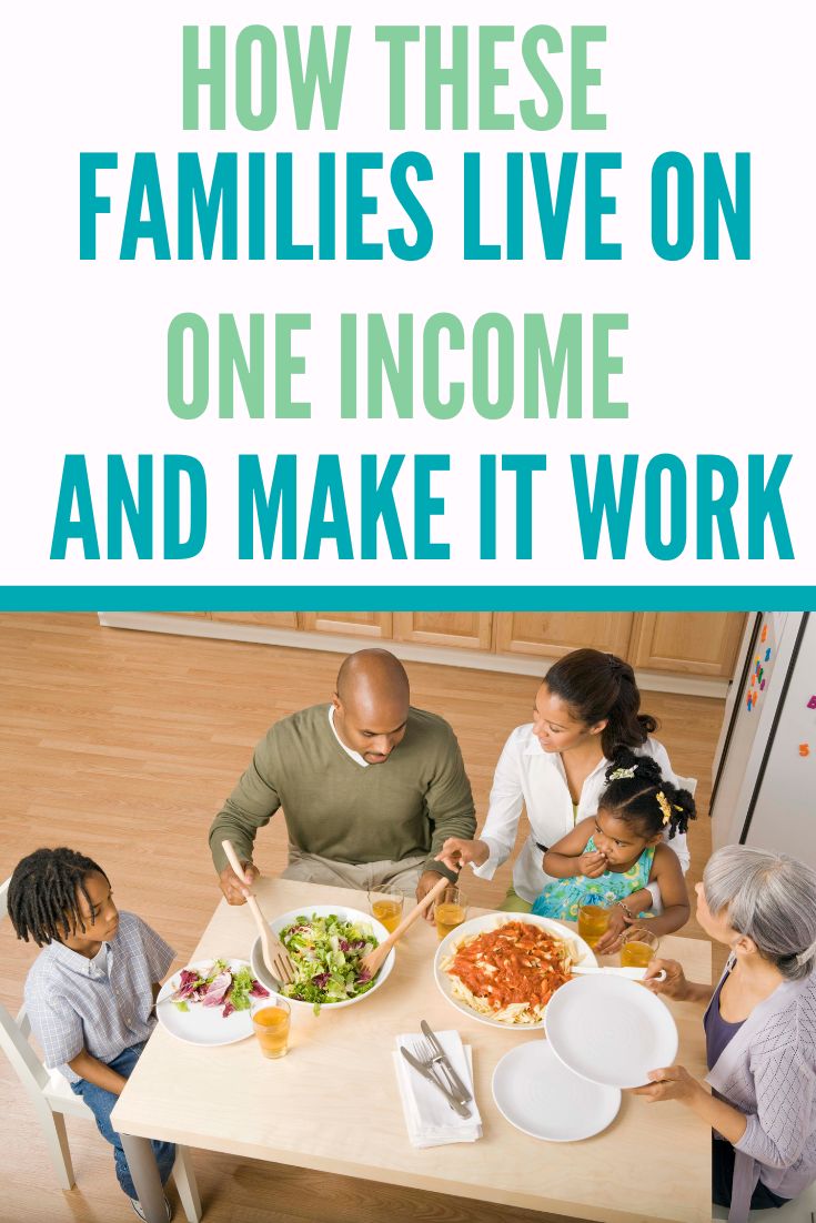 How These Families Live on One Income and Make It Work